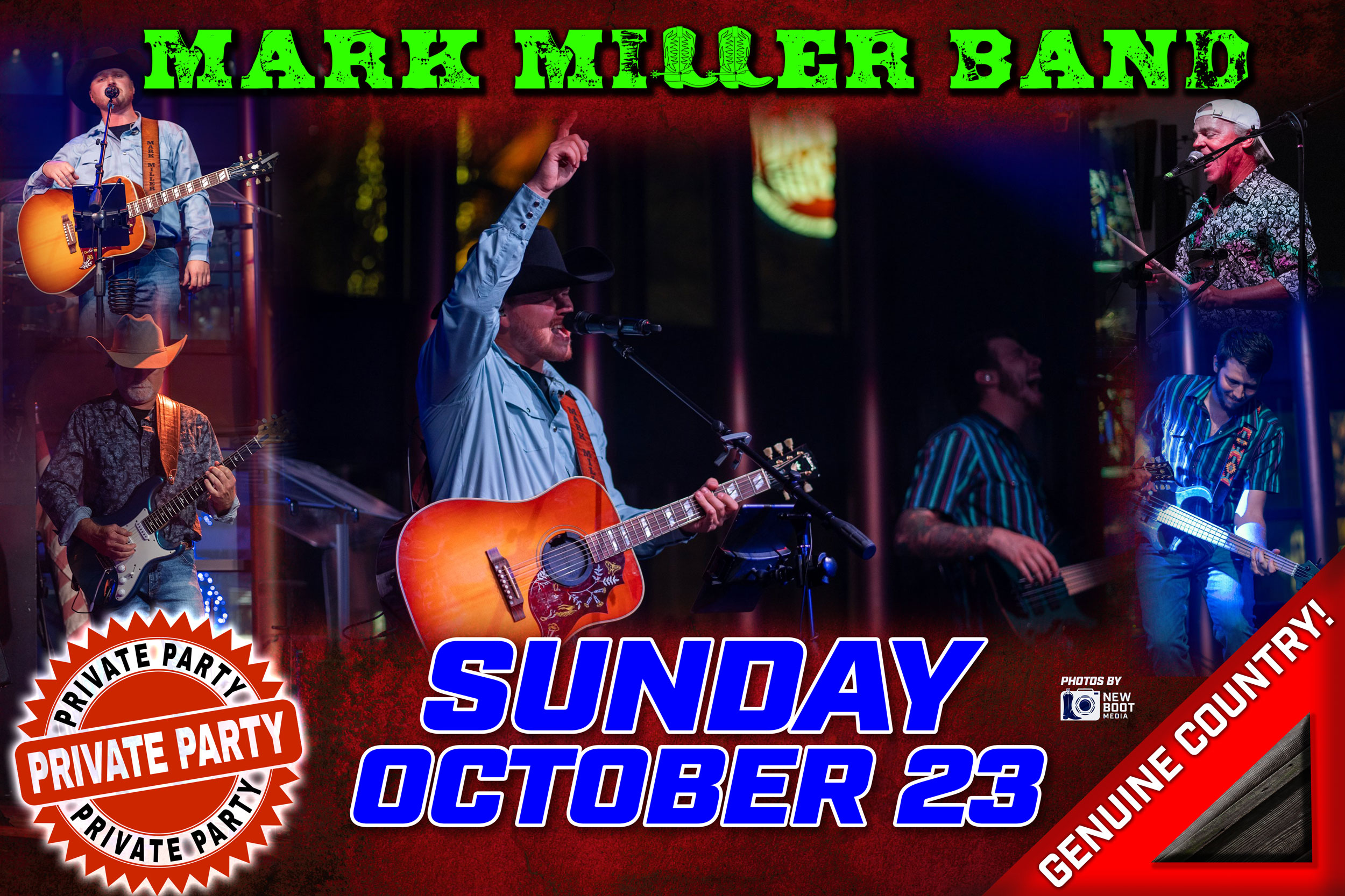 Upcoming Shows - The Mark Miller Band