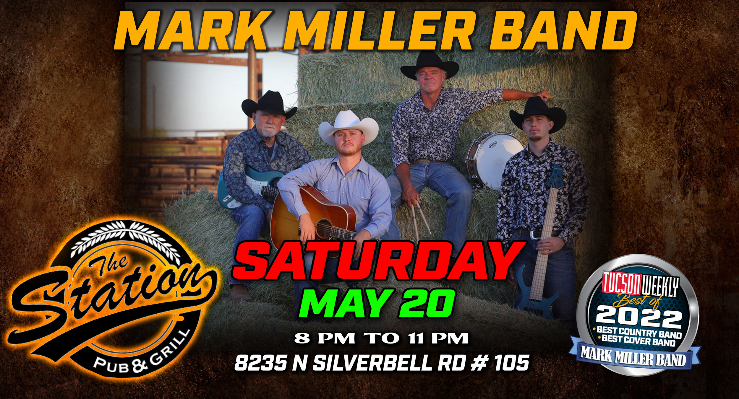 Upcoming Shows - The Mark Miller Band