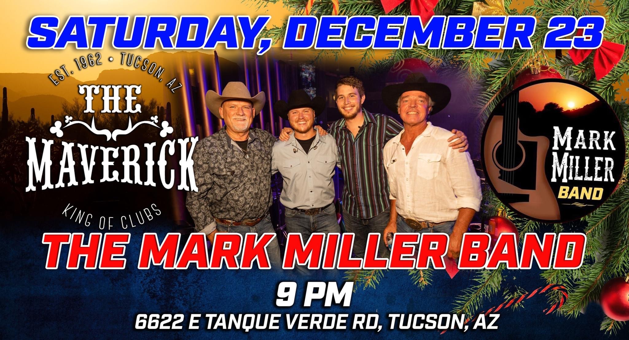 Upcoming Shows - The Mark Miller Band